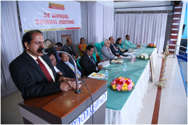24th Annual general Meeting of Manappuram Finance Ltd was held on 09.08 ...